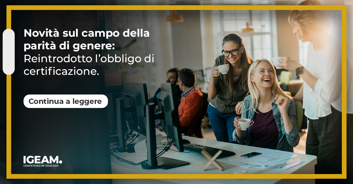 Novità Parità di Genere: Cambia Codice degli Appalti Pubblici - IGEAM